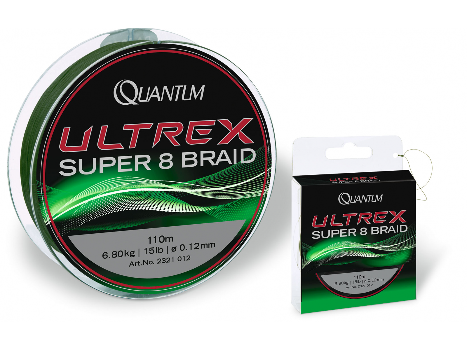 Geflochtene Ultrex Super 8 Braid Grün von Quantum www.koefi.at